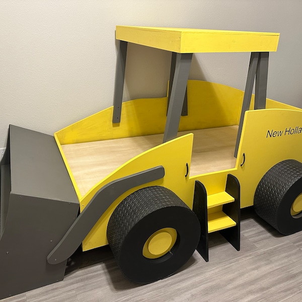 Twin Size Front End Loader Bed PLANS (plans Only), Create a ...