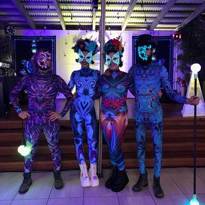 Phantom EL Wire Mask - Etsy