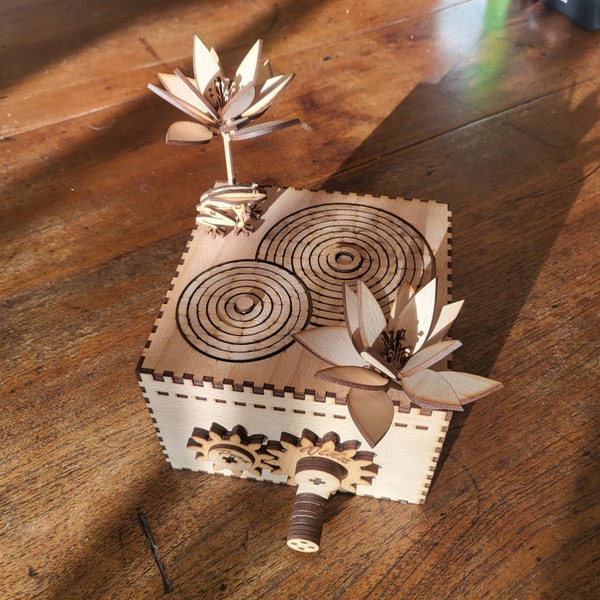 Rain Drop Kinetic Sculpture: Laser Cut Automata Plans (digital File ...