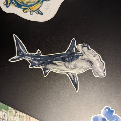 Great White Shark Sticker Vinyl Sticker Summer Sticker Ocean Sticker ...