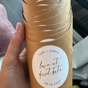 Thanks for Coming to My Paw-ty Labels Round White Matte - Etsy