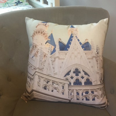 Magic Kingdom Pillow, Cinderella's Castle, Throw Pillow, Decor, Pillow ...