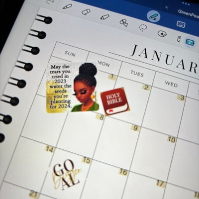 Ultimate Planner Black Girl Magic Digital Planner Black Girl Planner ...