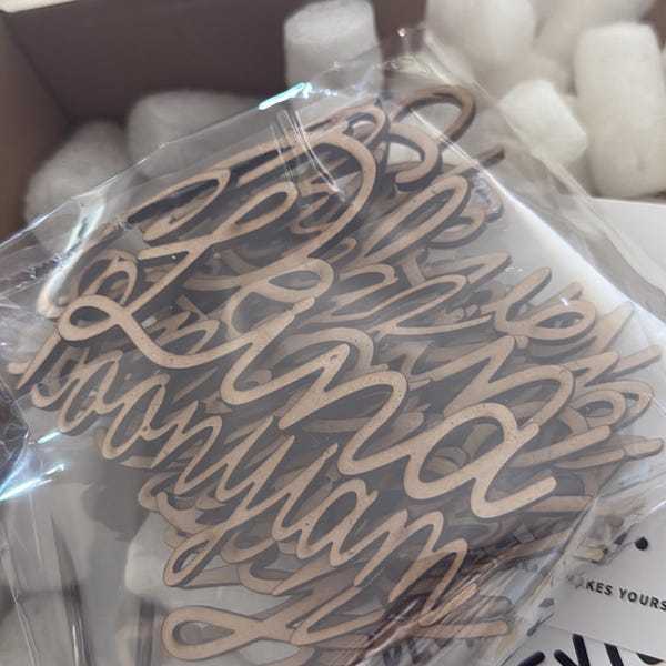 MDF Laser Cut Names | Wedding Place Names | Table Decoration - Etsy