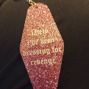 Funny Custom Keychains Trendy Unique Motel Keyring Choose - Etsy