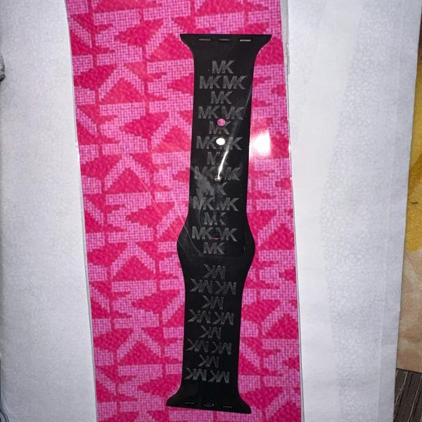 Travel Stamp Print Engraved Watch Strap Compatible With Apple Watch ...