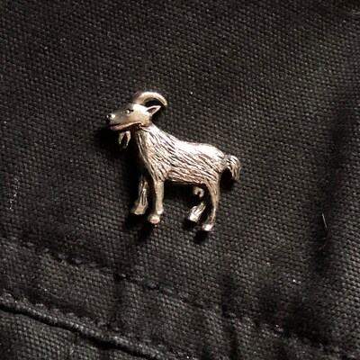 Goat Lapel Pin CC639 Goat, Farm, Farming, G.O.A.T, Greatest of All Time ...
