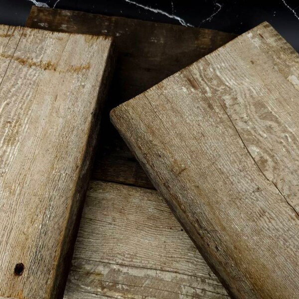 Reclaimed Barn Wood Blocks Craft Tiles - Etsy