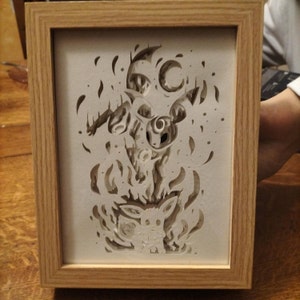 Lilo & Stitch Paper Cut Light Box Template Files, Shadow Box, 3D ...