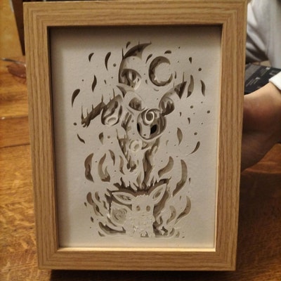 One Piece 4 Paper Cut Light Box Template Files, Shadow Box, 3D Papercut ...