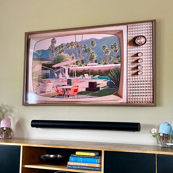 Vintage Samsung Frame TV Art, Blank Turned off Retro Tv Photo, 529 ...