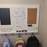 Command Center Wall Organizer Home Decor Storage Corkboard - Etsy Canada