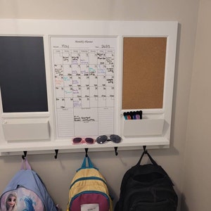 Shutterfly Calendar Family Calendar Holder Mail Organizer Double Pocket ...