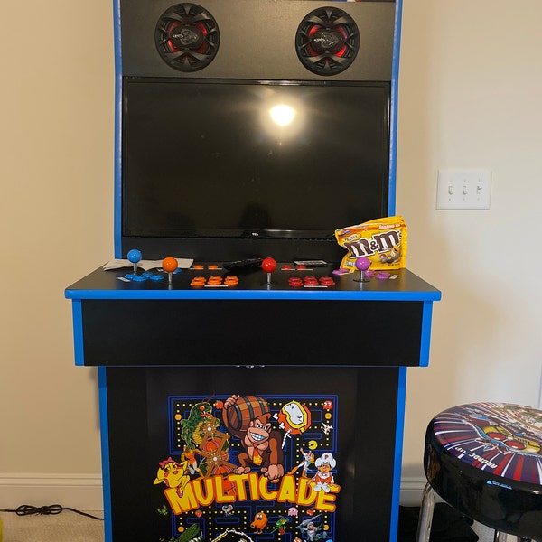 Mame Multicade Classics Side Art Arcade Cabinet Graphics Decals ...