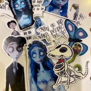 Corpse Bride Inspired Sticker Set - Etsy