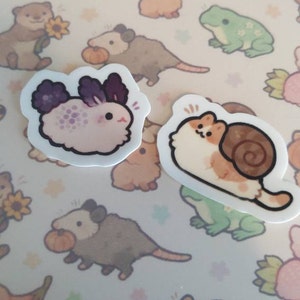 Fluffy Fox Sticker / Cute Animal Sticker / Laptop Sticker / Fox Vinyl ...