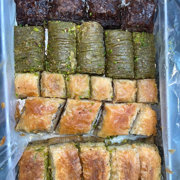 Premium Assorted Baklava, Hand Mixed Turkish Pastries (2.2lb) - Etsy