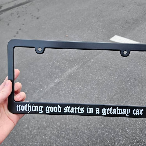 Nightmare Before Christmas License Plate Frame - Etsy