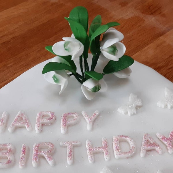 Handmade Edible Sugar Cosmo Flower Cake Topper Decorations Wedding - Etsy