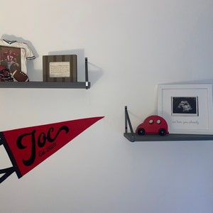 CUSTOM Mini Pennant Small Felt Pennant on a Stick - Etsy