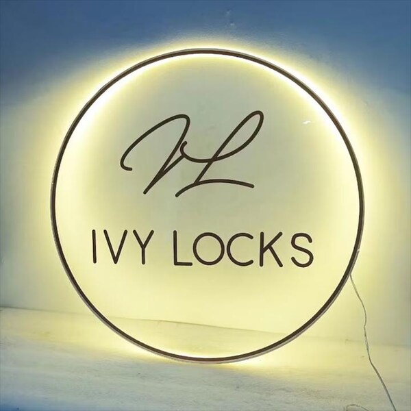 Wall Box Sign, Wall Light Box, Custom Light Box, Store Wall Light ...