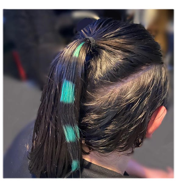 Custom Scene Kid Raccoon Tail Hair Extension - Etsy