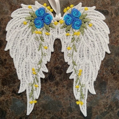 Atlas Moth Free Standing A Finished Embroidery Product Not a Design ...