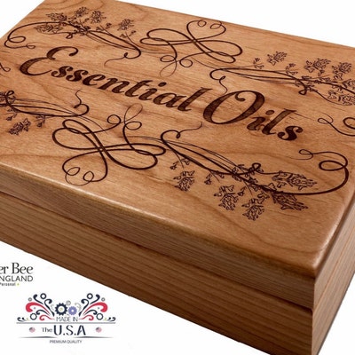 Essential Oils Box Lavender Decor Design Stylish Essential Oil Storage ...