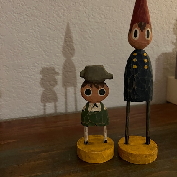 Greg and Wirt Wooden Figurines - Etsy