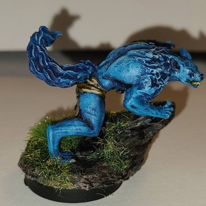 Werewolves 4 Different Models 28mm and 32mm Scale 65mm Resin Miniature ...