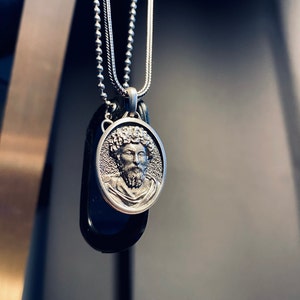 The Fool Tarot Card Necklace Silver Tarot Necklace Tarot - Etsy