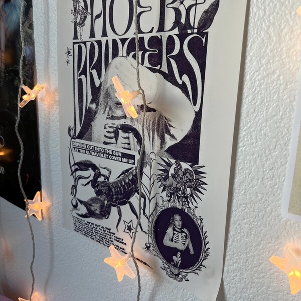 Phoebe Bridgers I Know the End Classic Poster, Phoebe Bridgers Poster, Indie Rock Music, Indie ...