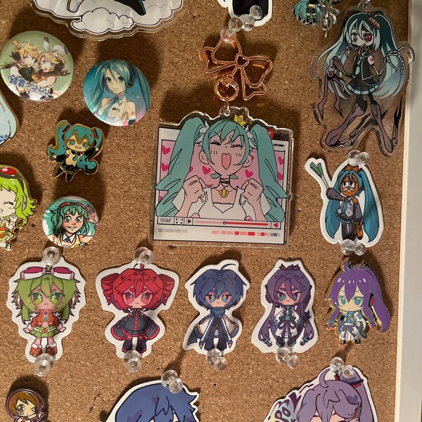 Vocaloid Charms hatsune Miku, Triple Baka, Kagamine Rin, Calne Ca - Etsy