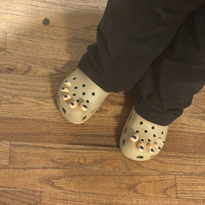 Realistic Toes Charm Set of 10 or 5 for Crocs Hilarious Toe Charms for ...