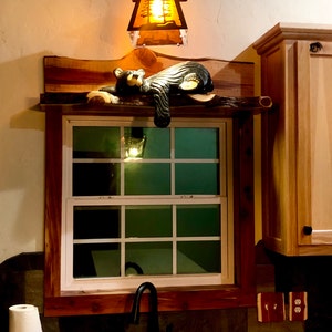 Tarzan Hanging Rope Wood Bear | Etsy