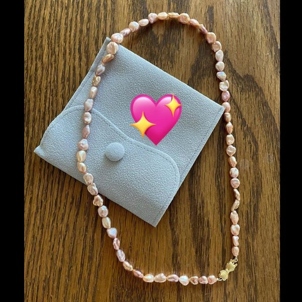 Large Pink Purple Fireball Pearls Flameball Natural Metallic Baroque ...