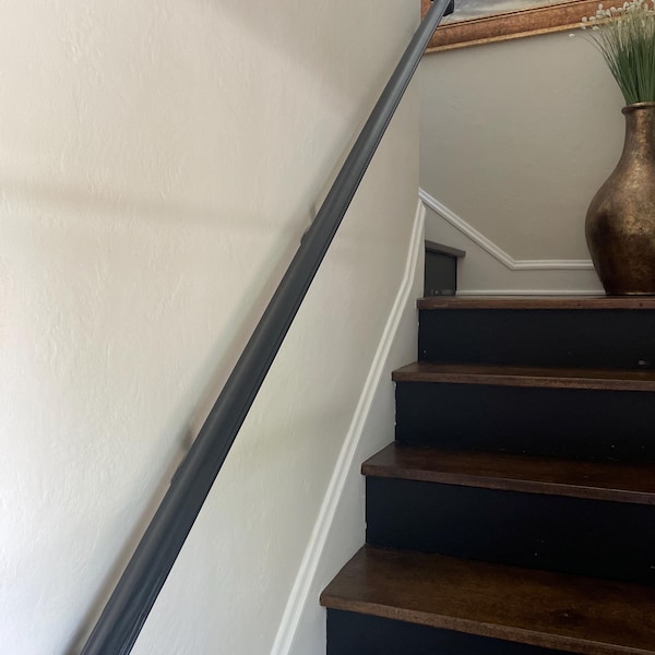 Metal Handrail 2" Molding Cap Volute, Flat Black - Etsy
