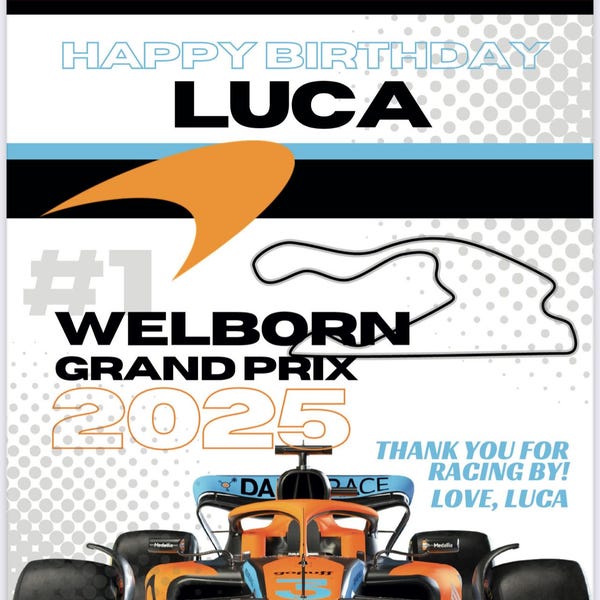 Formula 1 Red Bull Theme Invitation - Instant Download & Editable ...