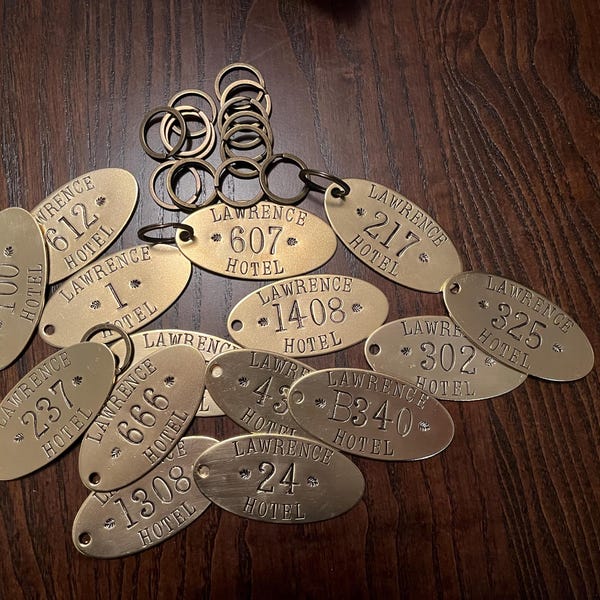Vintage Key Tag - Lot of 10 - File Key Tag - Master Key File - Office ...