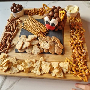 Cheese Board Set With Slate Tray, Ramekins and Accessories Luxury ...