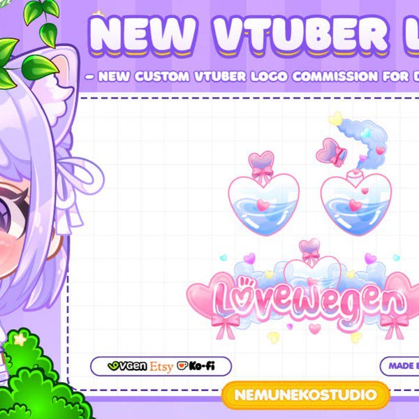 Custom Chibi Cute Stream Pet Widget / Animated Stream Widget / Pet ...