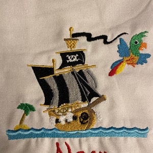 Embroidery Design Pirate Ship 5'x7' DIGITAL DOWNLOAD PRODUCT - Etsy