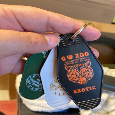 GW Zoo Tiger King Inspired Joe Exotic Key Tag - Etsy
