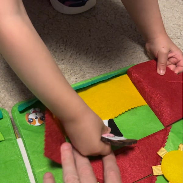 Quiet Book Toddler, Busy Book, Felt Montessori Book, Activity Sensory ...