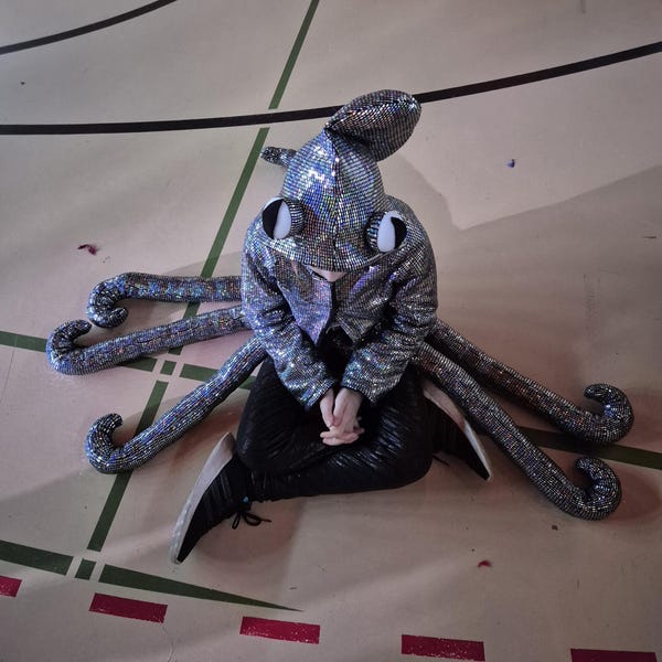 Octopus Costume, Ocean Animal Costume, Hologram Oktopus Hoodie, Kids ...