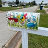 Colorful Flower Whimsical Mailbox, Hand Painted Mailbox, Decorative ...