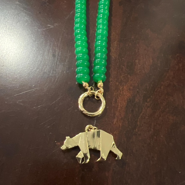 Money Leopard Pendant, Feline Charm, Leopard Charm, 18K Gold Filled ...