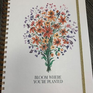 2024-2025 Planner, Floral Diary, Planner, Weekly Planner, A5 Planner ...