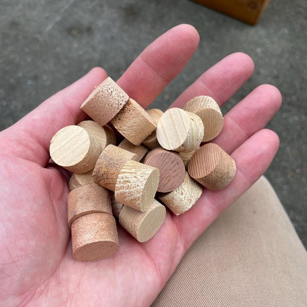 Juniper - Tapered Wood Plugs - Etsy