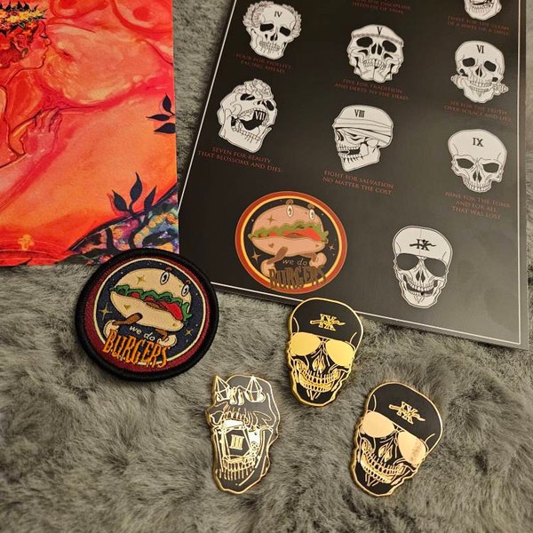 The Locked Tomb - House Pins V2 - Etsy